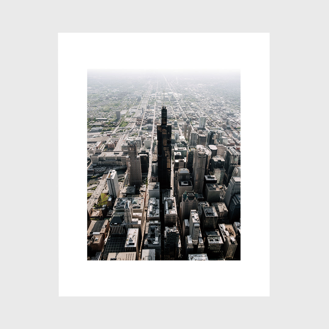 Aerial View of Willis Tower | Chicago Photography – Trope Publishing Co