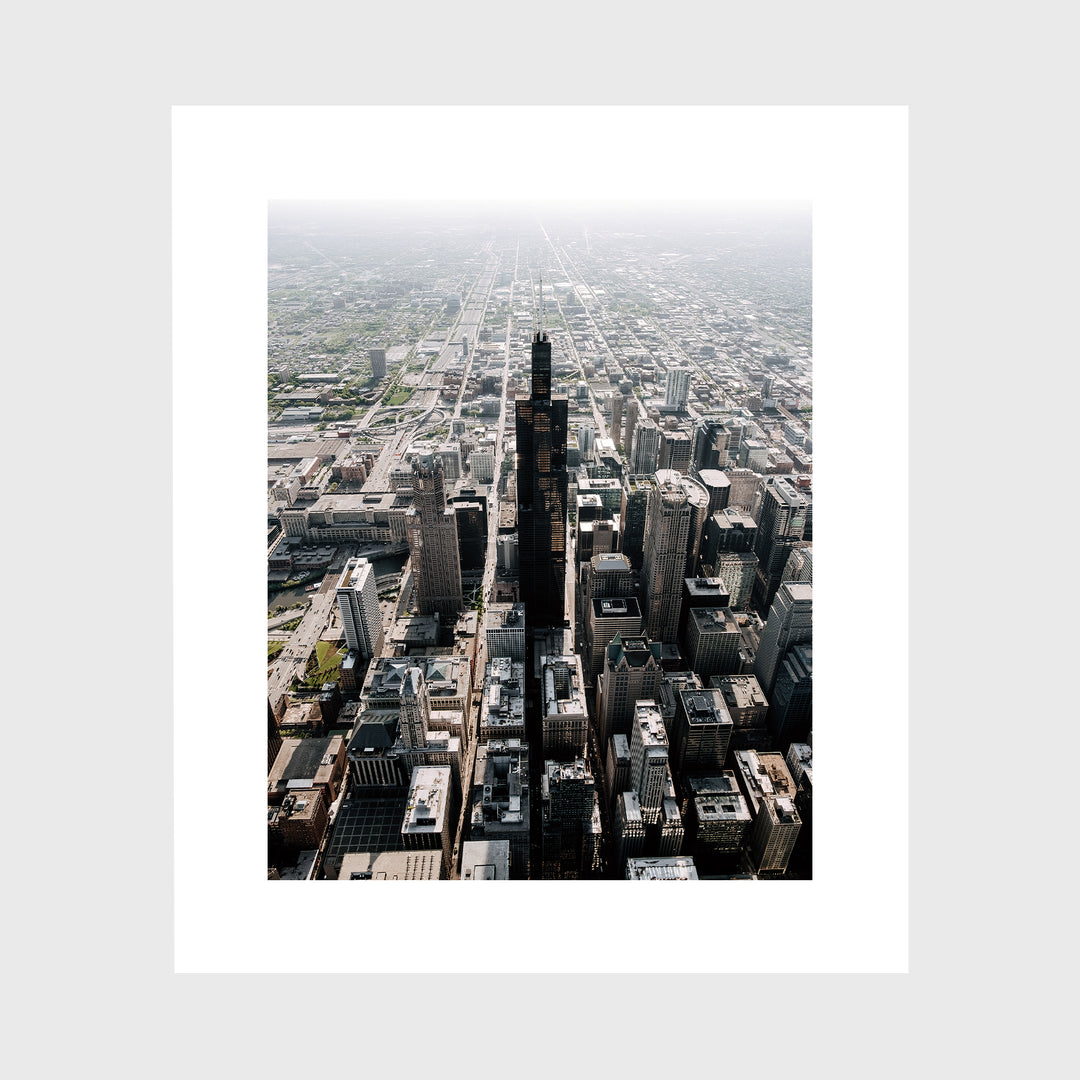 Aerial View of Willis Tower | Chicago Photography – Trope Publishing Co